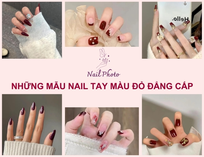 300+ mẫu nail tay màu đỏ tôn da sang chảnh nhất 2025