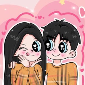 Những ảnh cặp đôi chibi ngọt ngào dành cho mọi cặp đôi
